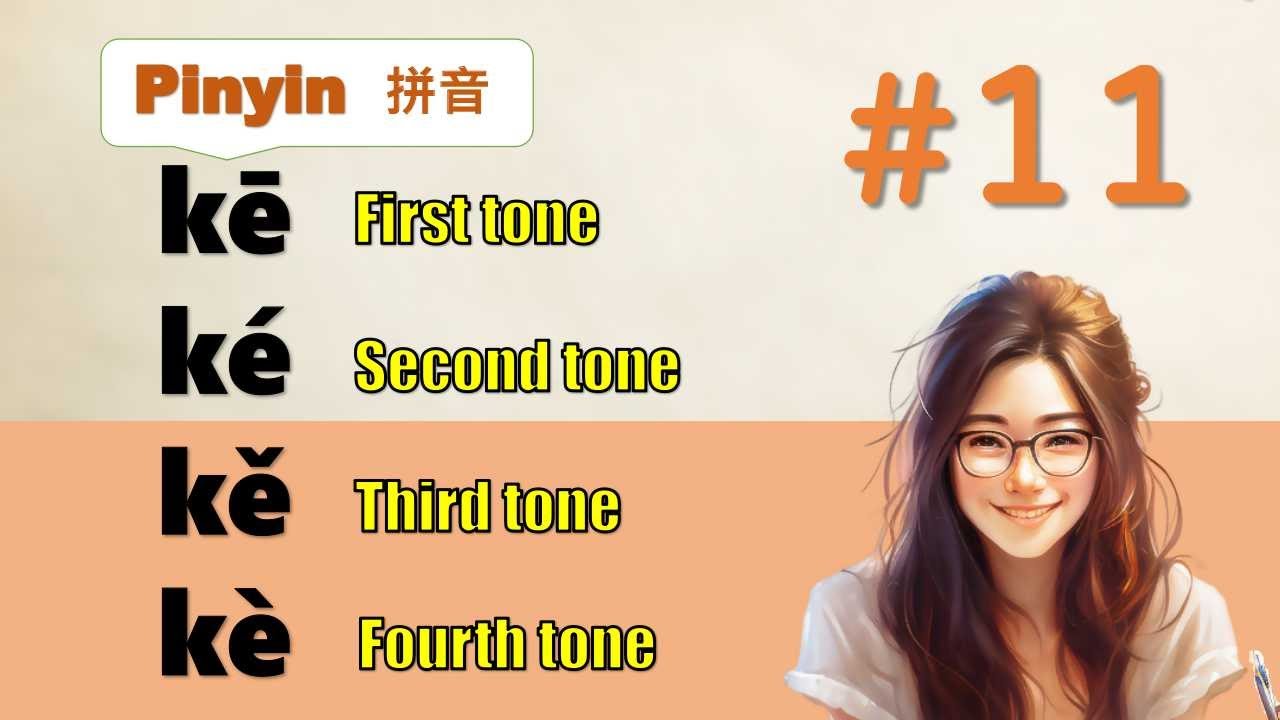 #11 Basic Chinese pronunciation practice 'k' | 中文基础发音练习 "k"【拼音 Pinyin ...