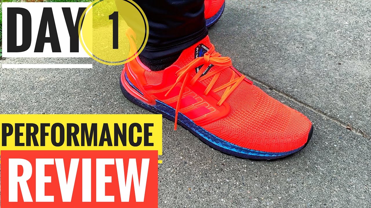 FIRST DAY RUN adidas ULTRABOOST 20 PERFORMANCE REVIEW Best Running ...