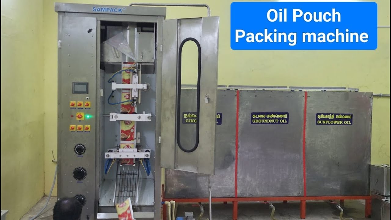 Oil Pouch Packing machine | Automatic Oil Pouch packing machine ...