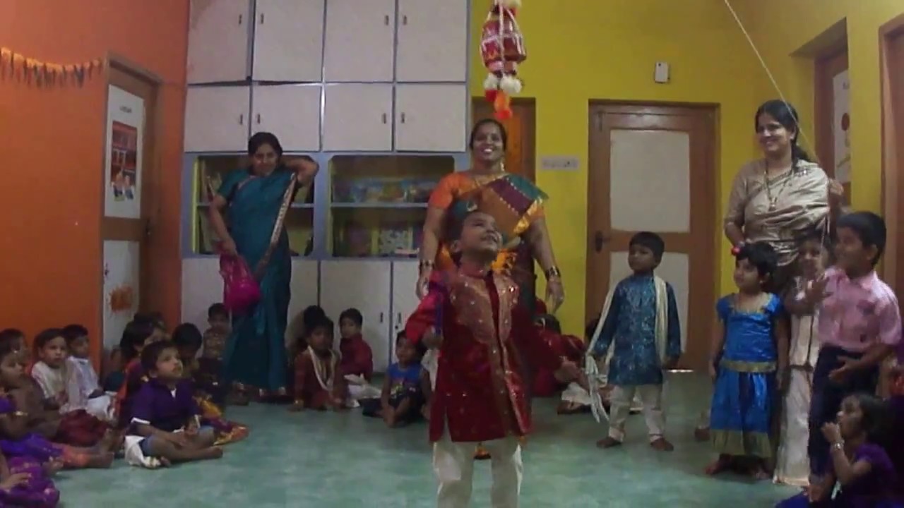 Play School Pongal Celebration @ Hi5 PreSchool - YouTube