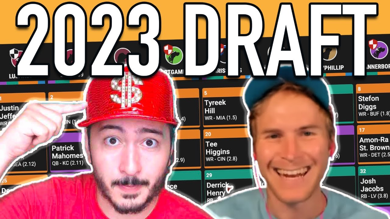 2023 Best Ball Draft (FREE AGENCY UPDATES!) - YouTube