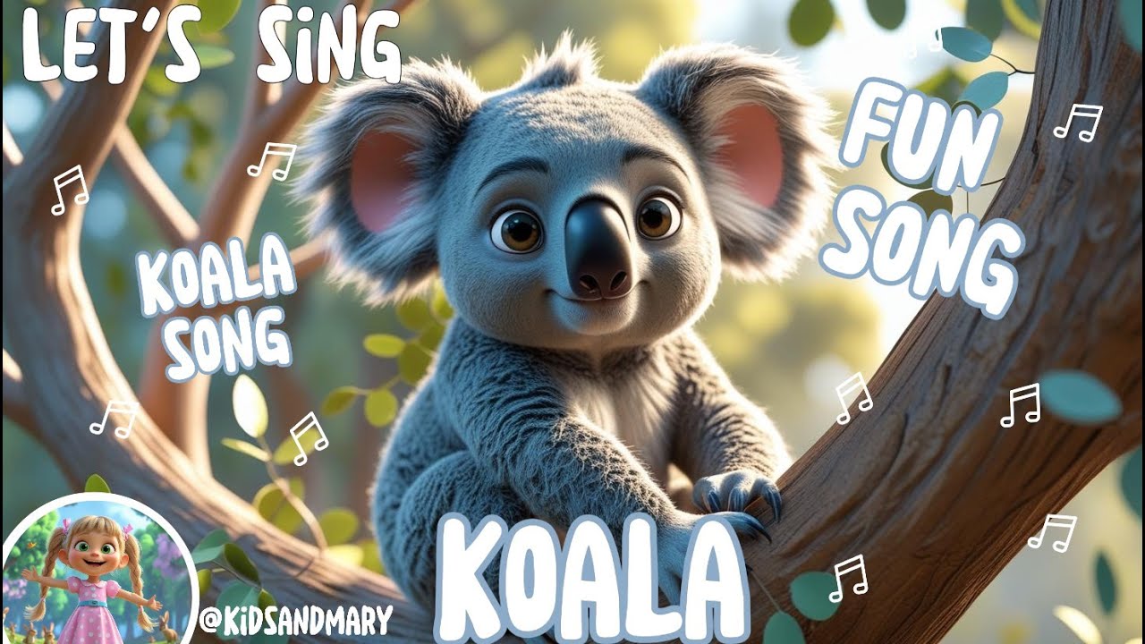 Koala Song for Kids 🐨🎶 | Fun & Cute Animal Song! #learnanimals # ...