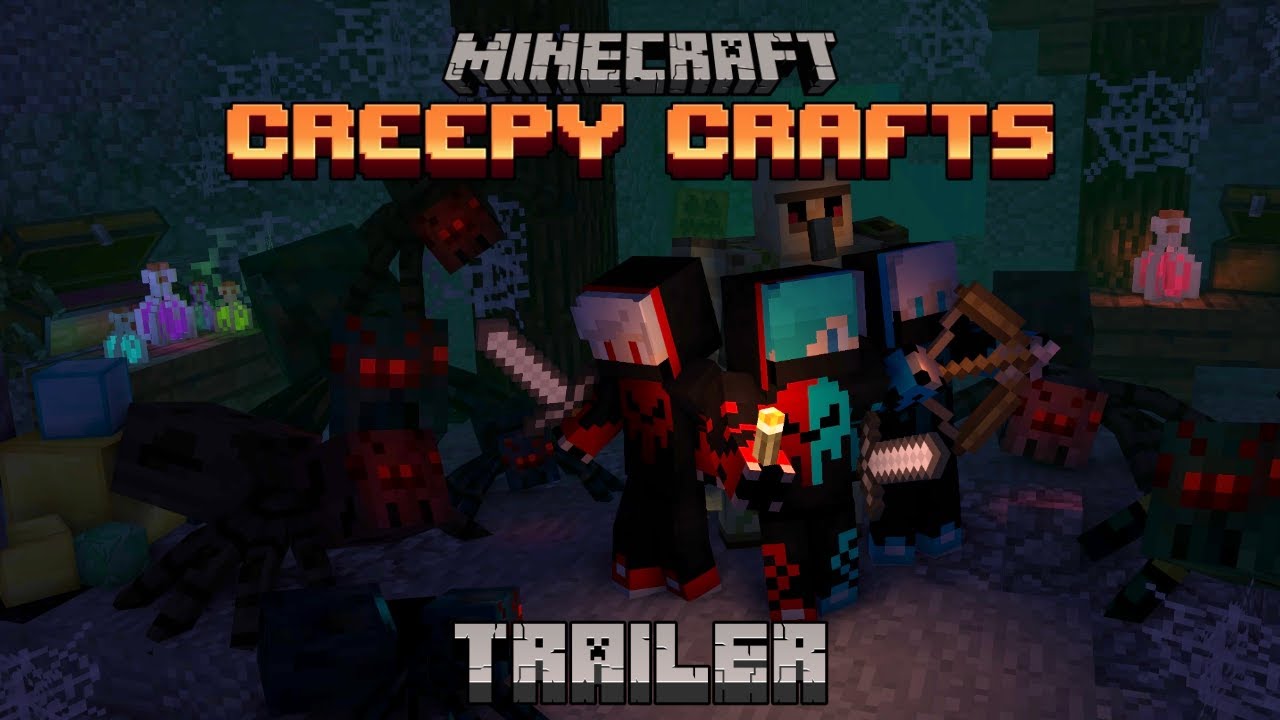 MINECRAFT CREEPY CRAFTS - OFFICIAL TRAILER || CREEPY CRAFTS ...