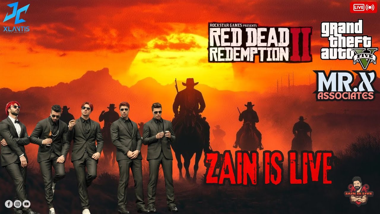 ROAD TO 5K | RDR2 | MR X | GTA 5 | ZAIN IS LIVE | ZAIN MUZAFIR #rdr2 #live #gaming #pubgpc # ...