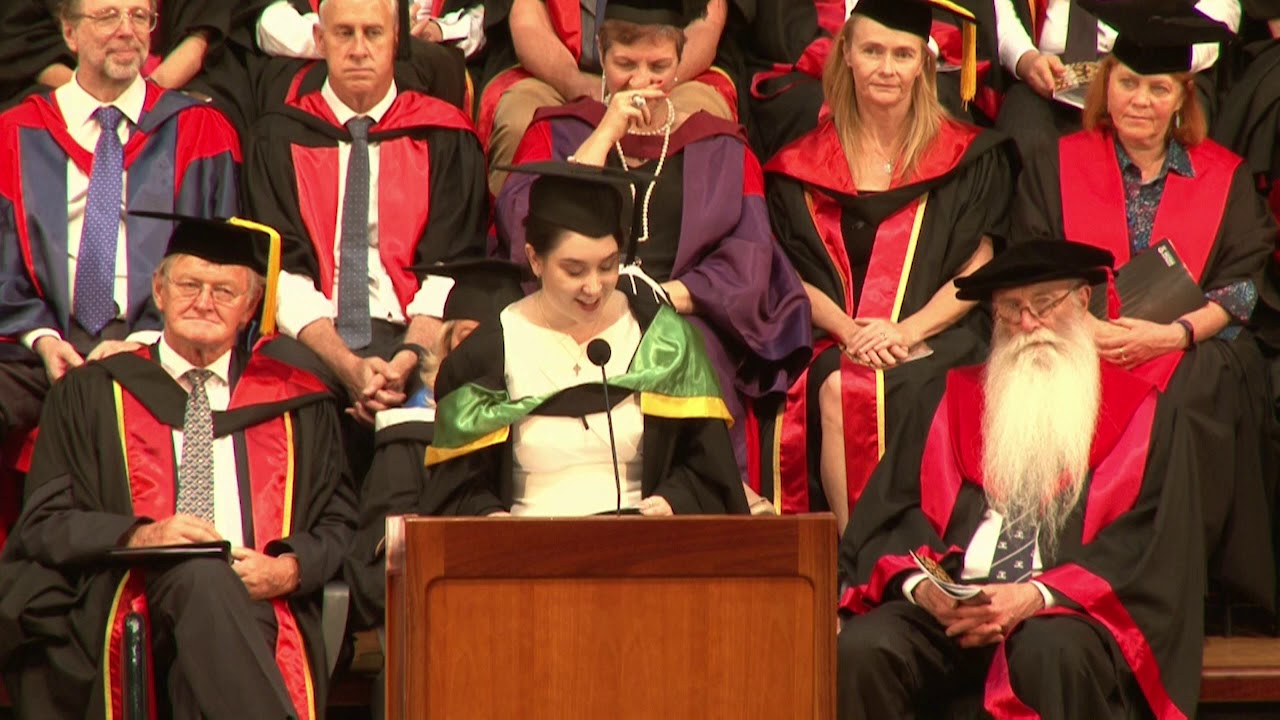Ms Zoe Jane Neave Waters - UWA Valedictorian Address December 2019 ...