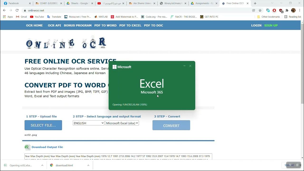 HOW TO CONVERT TABLES (PHOTO) TO EXCEL - YouTube