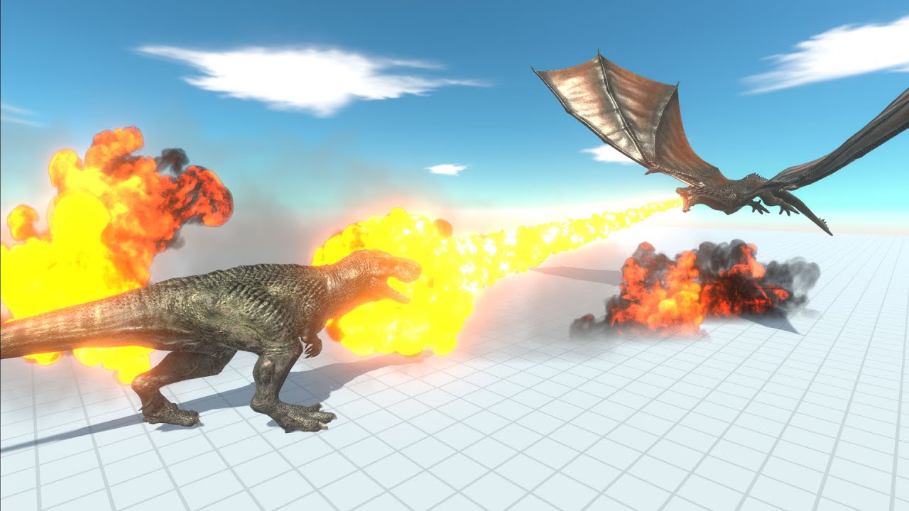 New Dragon vs Every OP Units ARBS - Animal Revolt Battle Simulator ...