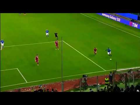 Italia vs Liechtenstein 6-0 Highlights; Again Moise Kean give a goal.