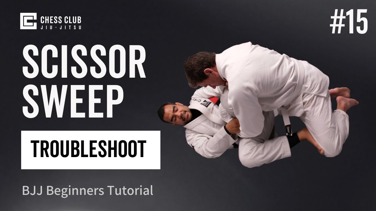 BJJ Beginners Tutorial - Scissor Sweep Troubleshoot - YouTube