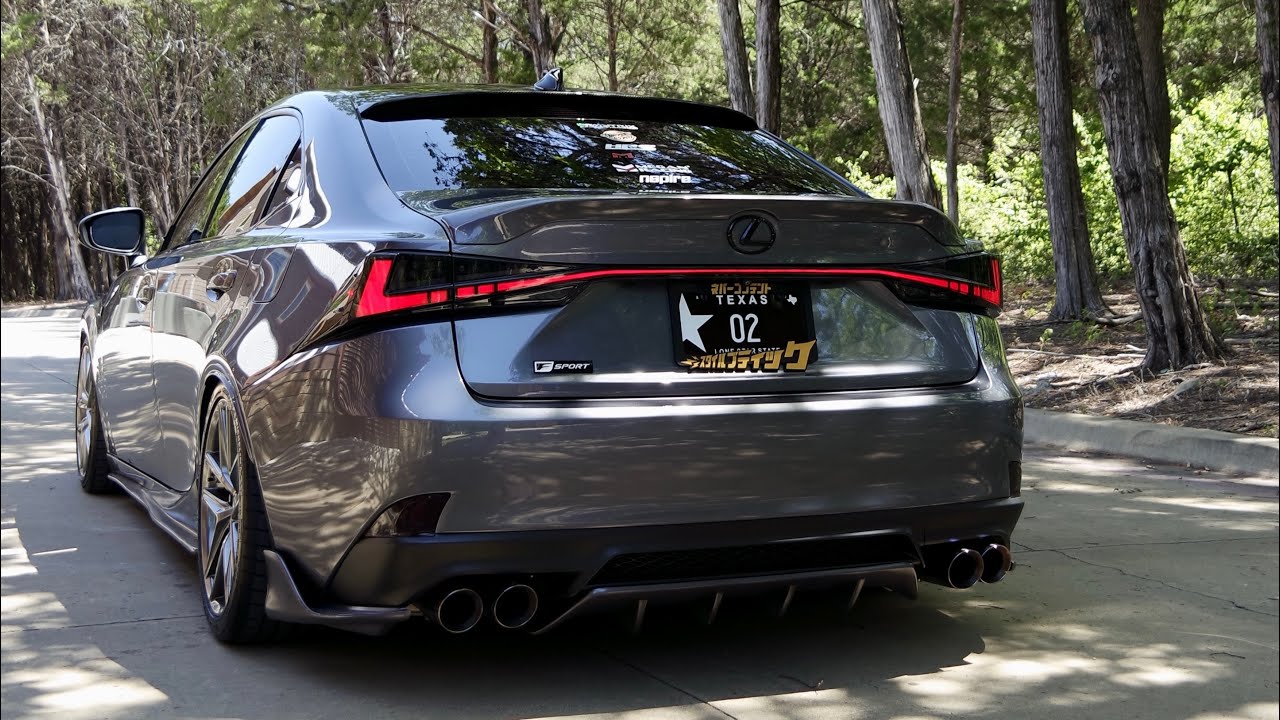 LEXUS 3IS NEW TAILLIGHTS & DRIVING POV! - YouTube