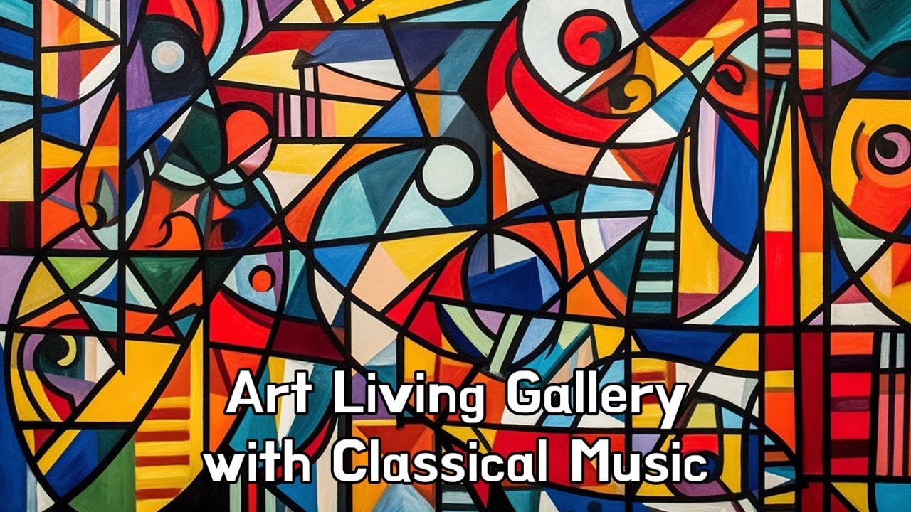 🖼️🎶 TV Wall Art Slideshow with Music | Cubism Crescendo: Visual ...