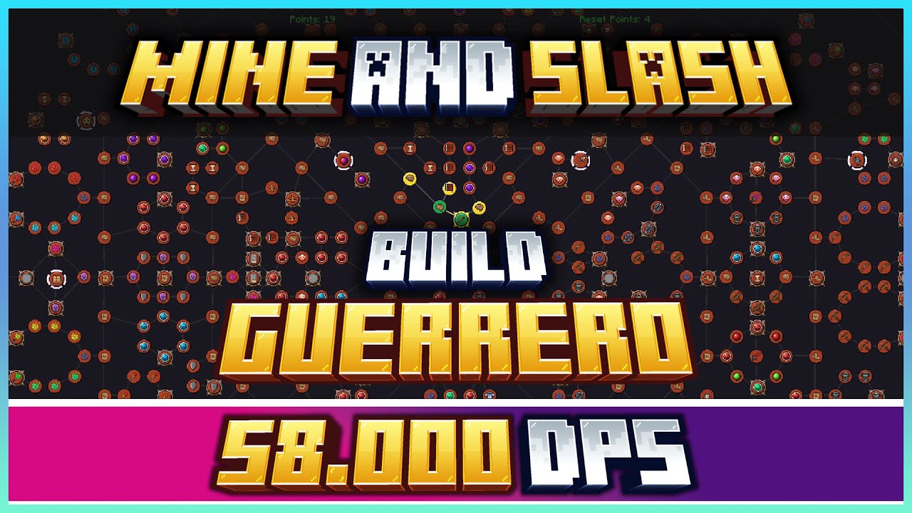Mine And Slash - BUILD GUERRERO - Minecraft 1.20.1 - YouTube