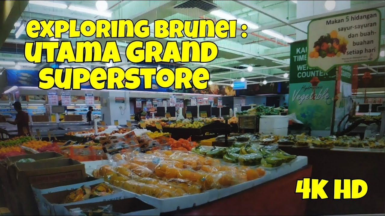 🇧🇳 Utama Grand Superstores, The Mall Gadong |Exploring Brunei |Shopping ...