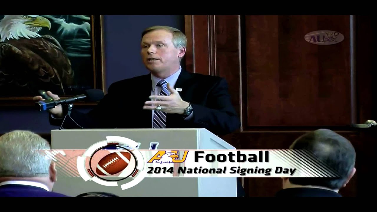 AUFB 2014 National Signing Day Press Conference - YouTube