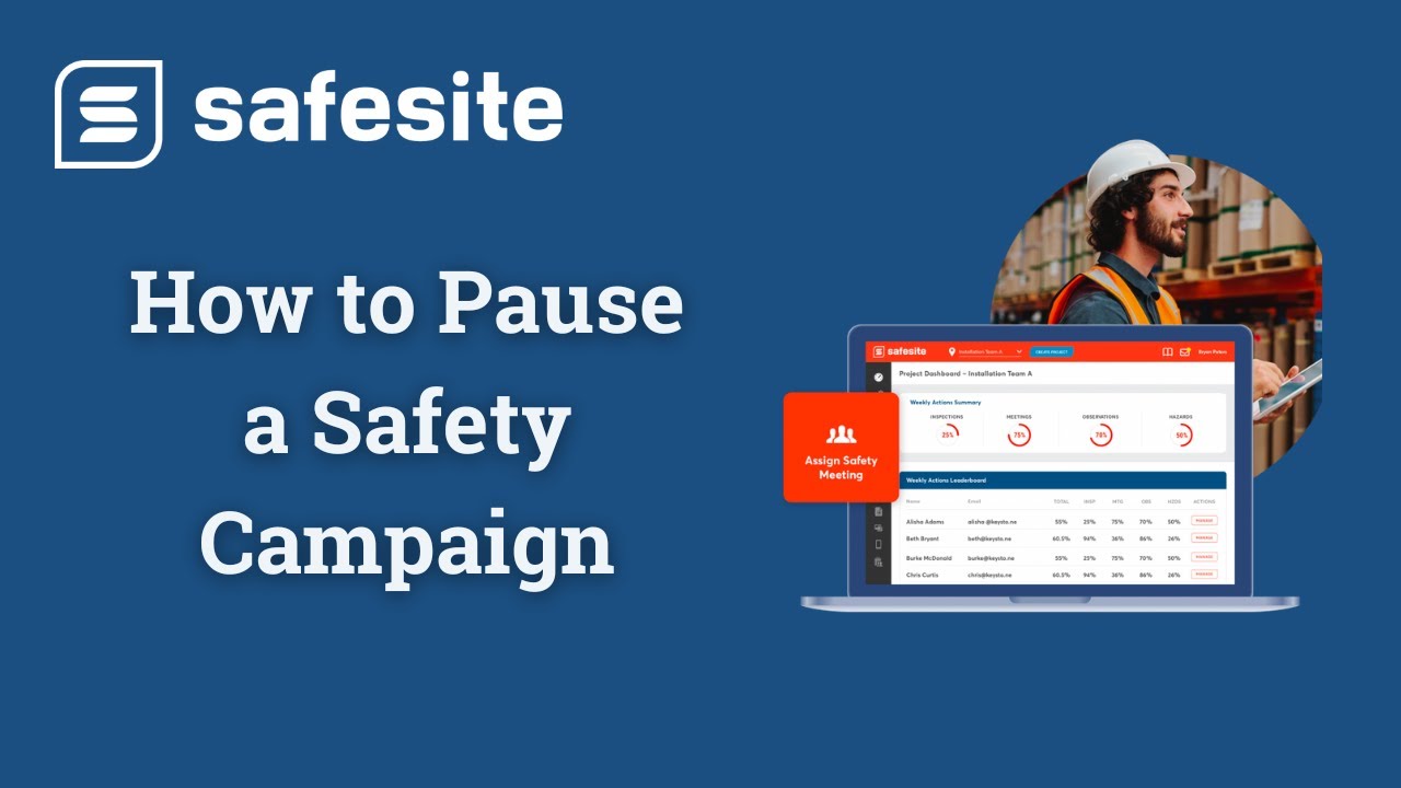 How to Pause a Safety Campaign - YouTube