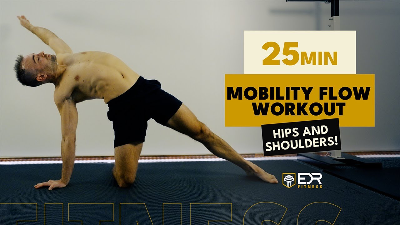 Mobility Flow Workout // Get Moving and Unwind Your Hips and Shoulders! - YouTube