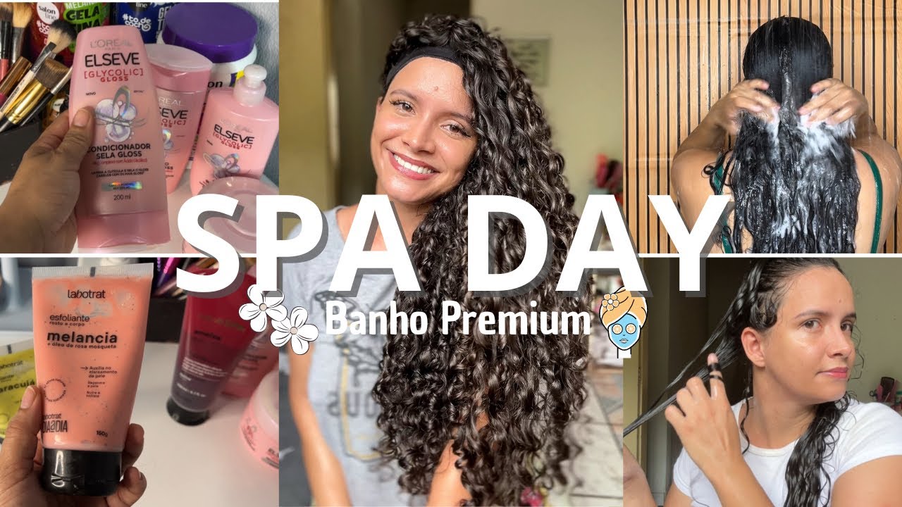 SPA DAY COMPLETO EM CASA - banho Premium - YouTube