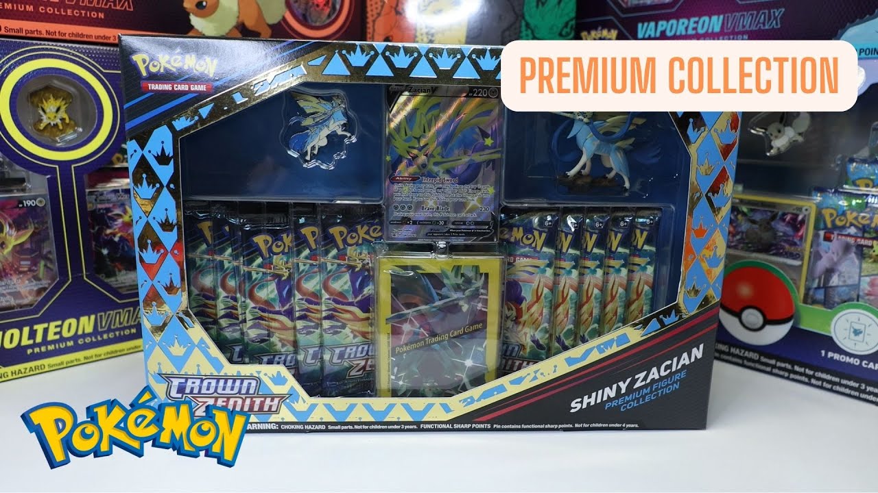 [Pokémon] Crown Zenith Zacian Figure Box Review! - YouTube