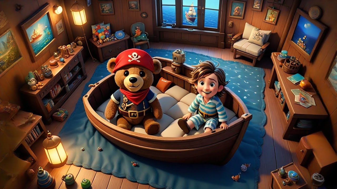 My Bed’s a Pirate Ship! Ahoy Matey! | Adventure Pirate Song for Kids ...