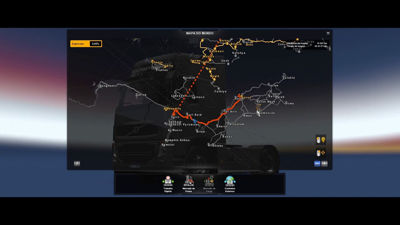 Euro Truck Simulator 2 - Mario Map Full HD 2 - YouTube