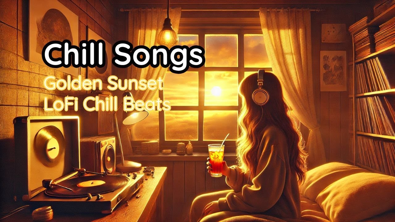 CHILL SONGS🎧| Golden Sunset LoFi 🌇 | Chill Beats to Unwind & Relax ...