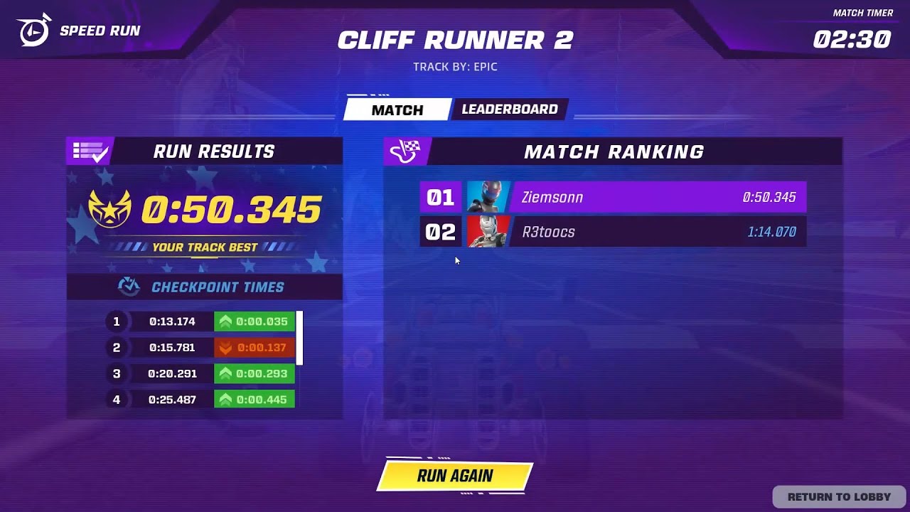 This is how YOU should play CLIFF RUNNER 2 | 50.345 | Rocket Racing ...