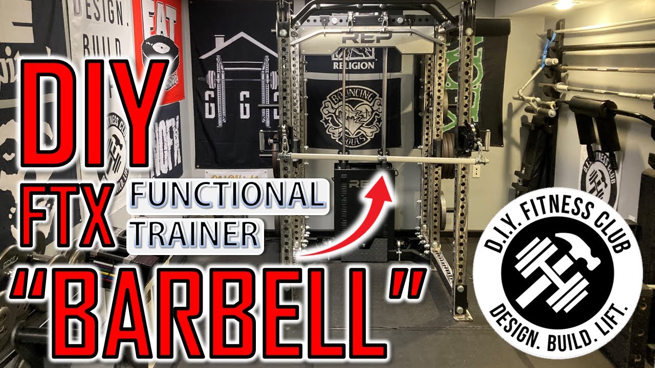 DIY Functional Trainer Barbell - YouTube