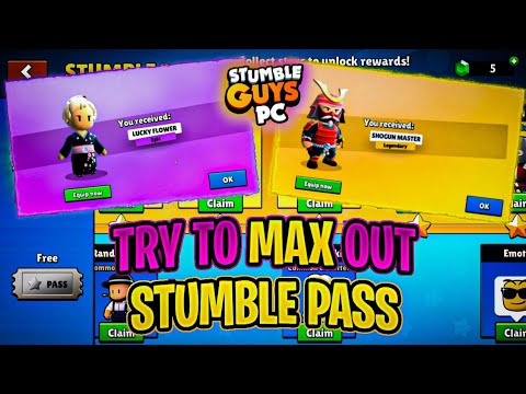 Try To Max Out Level 30 In Stumble Pass | Stumble Guys Create Opening ...