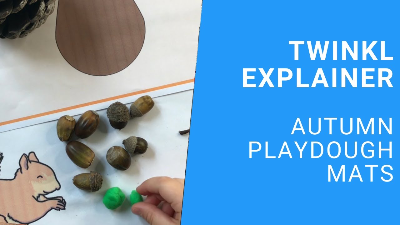 Autumn Play Dough Mats | Early Years Outdoor Learning - YouTube