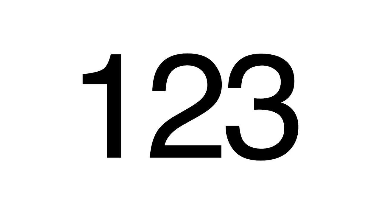 123 - YouTube