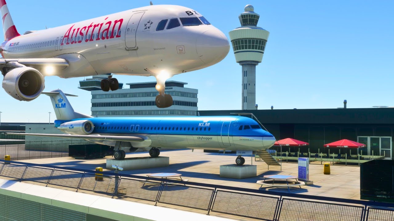 INSANE REALISM! Flying from Vienna to Amsterdam | MSFS 2020 - YouTube