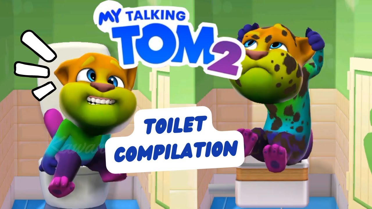 My Talking Tom 2 || Talking Tom 2 Poop Funny Moment Compilation - YouTube
