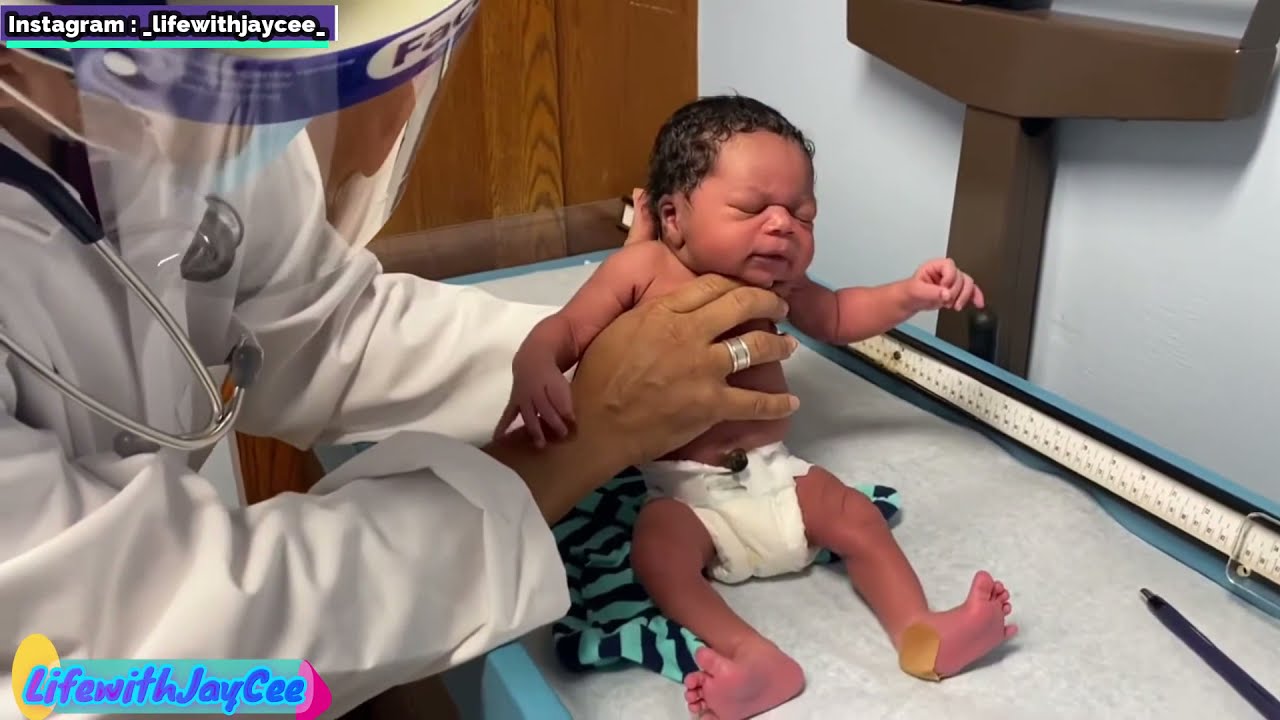 BABY'S FIRST DOCTOR APPOINTMENT || NEW BORN VLOG: ONE WEEK OLD ...