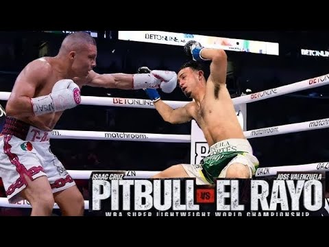 ISAAC PITBULL CRUZ VS JOSE EL RAYO VALENZUELA FIGHT HIGHLIGHTS - YouTube