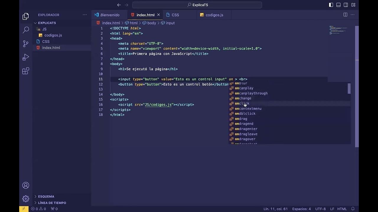 TS2 Introducción a JavaScript - YouTube