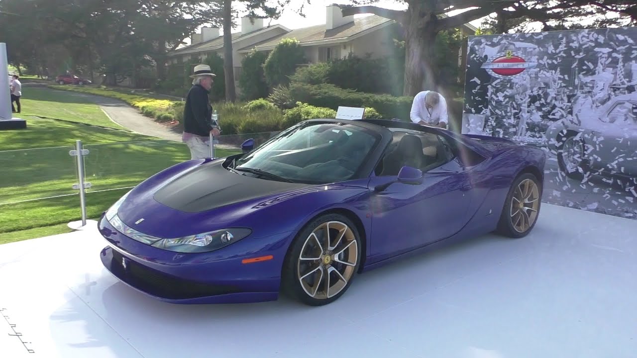 Blue Pininfarina Ferrari Sergio | Monterey Carweek 2015 - YouTube