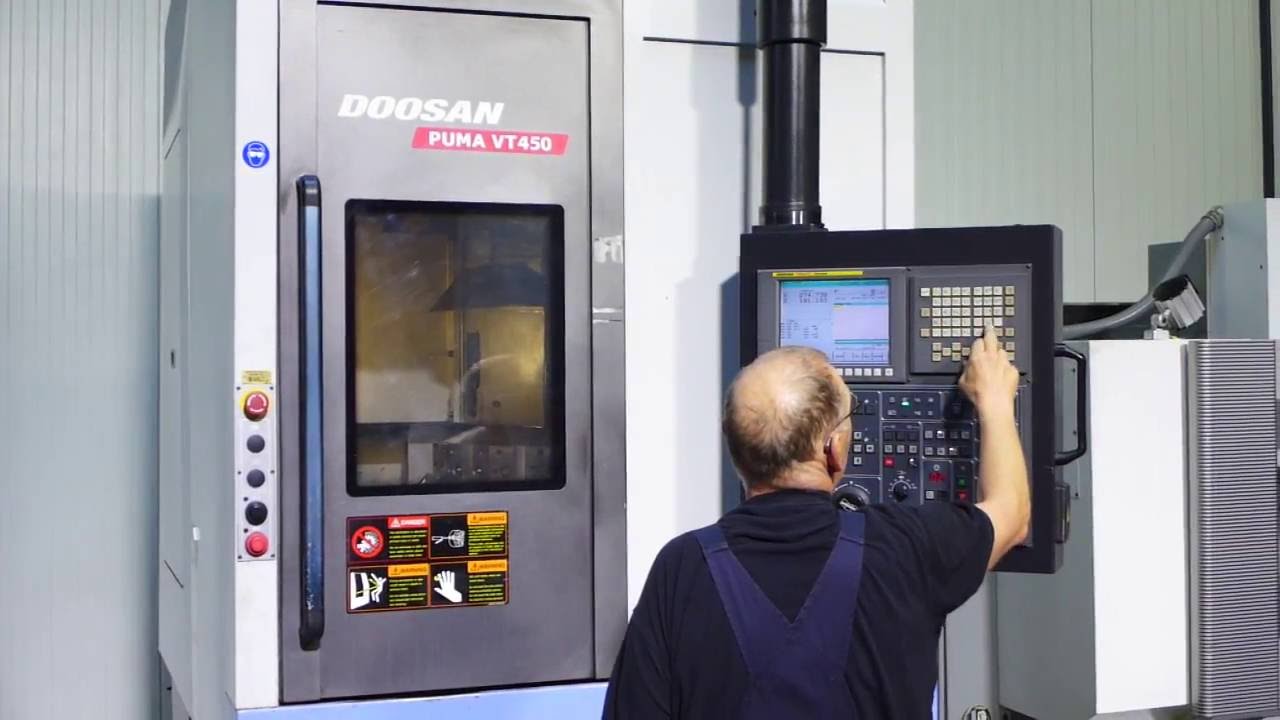 2849 = DOOSAN vertical lathe borer VTL Karussel VT450 MACH4METAL PUMA ...