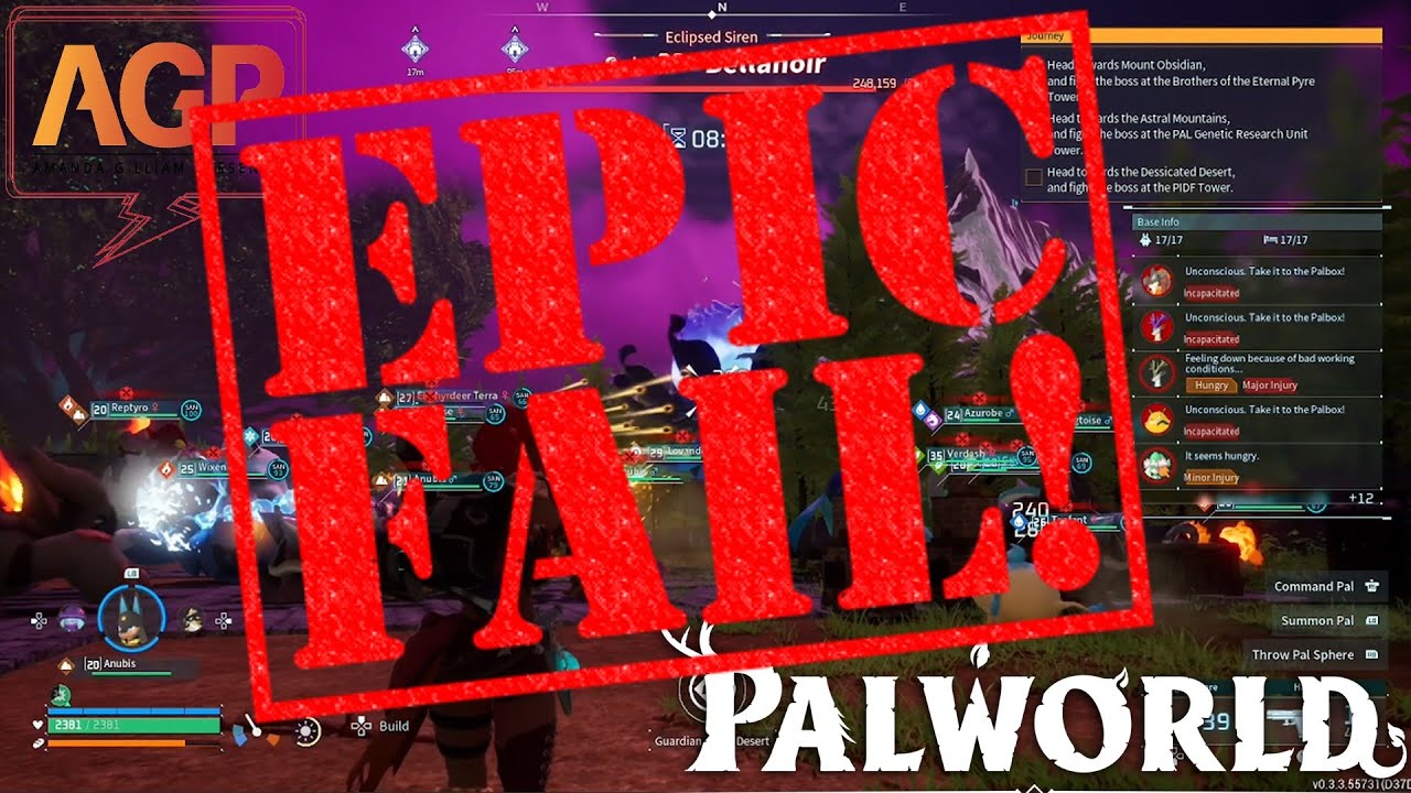 PalWorld: Part 21: Epic Fail - YouTube