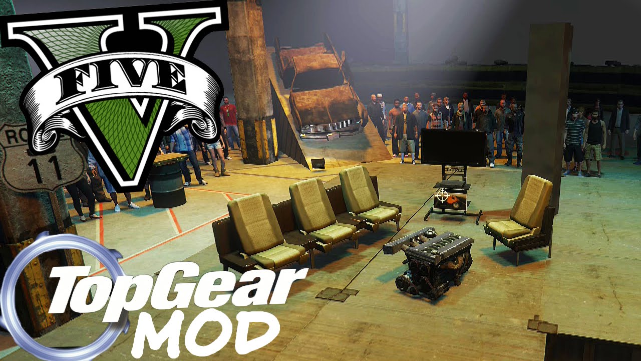 TOP GEAR ESTÚDIO MOD: MUITO LOUCO - GTA V MOD PC - YouTube
