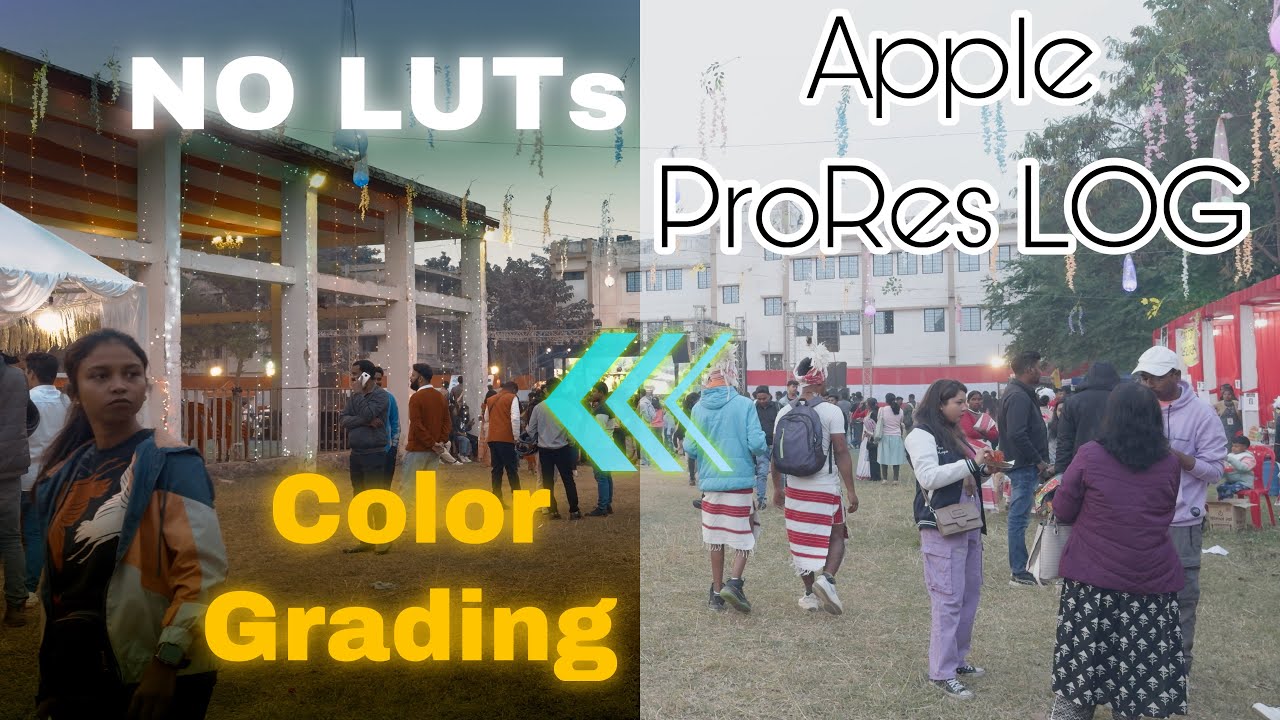 Color Grading Apple ProRes LOG Without using any LUT Ep.-2 || Davinci ...