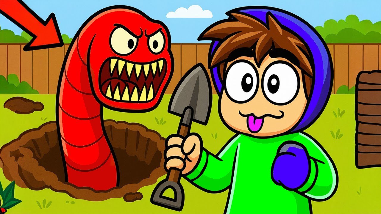 What Lies Beneath? Monsters?😨 Roblox Dig The Backyard! 💥😃 - YouTube