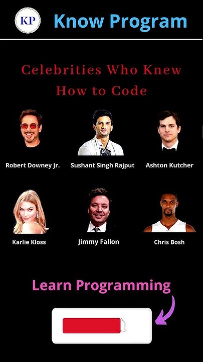 Celebrities Who Knew How to Code 👨‍💻. | #shorts #celebrities #knowprogram - YouTube
