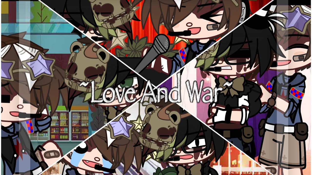 ~Love and War~ F.T: Evan and Gregory-!Platonic Ship!-Fnaf x Gacha-By ...