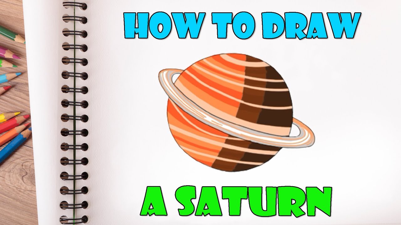 How To Draw A Saturn Planet Step By step Guide | Easy drawing - YouTube