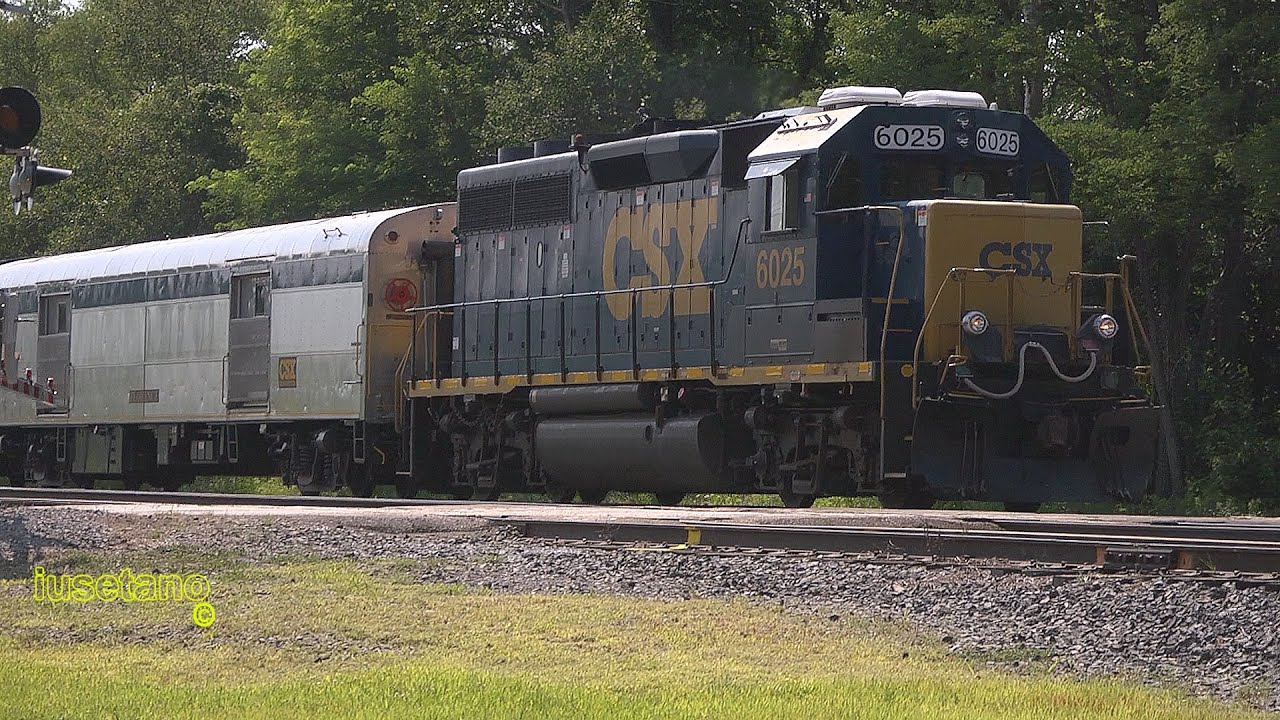 (20) CSX Geometry Train @ Westfield July 24 2019 - YouTube