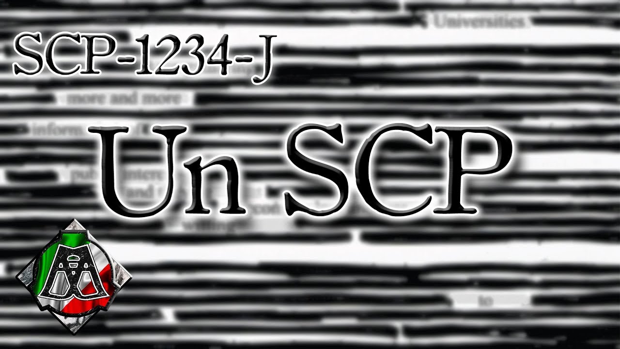 💀SCP-1234-J💀 [ITA] "Un SCP" - YouTube