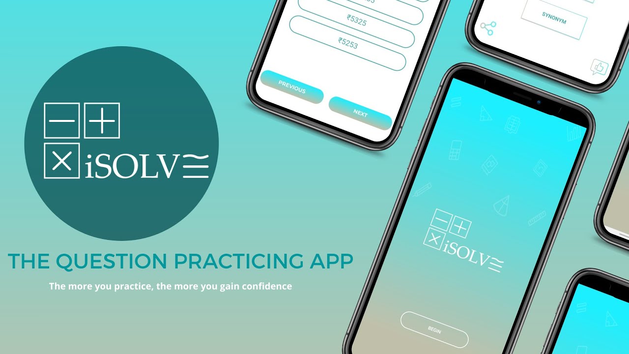 iSolve - The Question Practicing App - YouTube