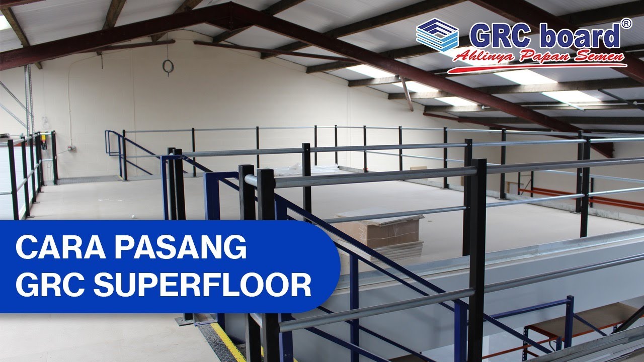 GRC board - Cara Pemasangan GRC Superfloor sebagai lantai - YouTube