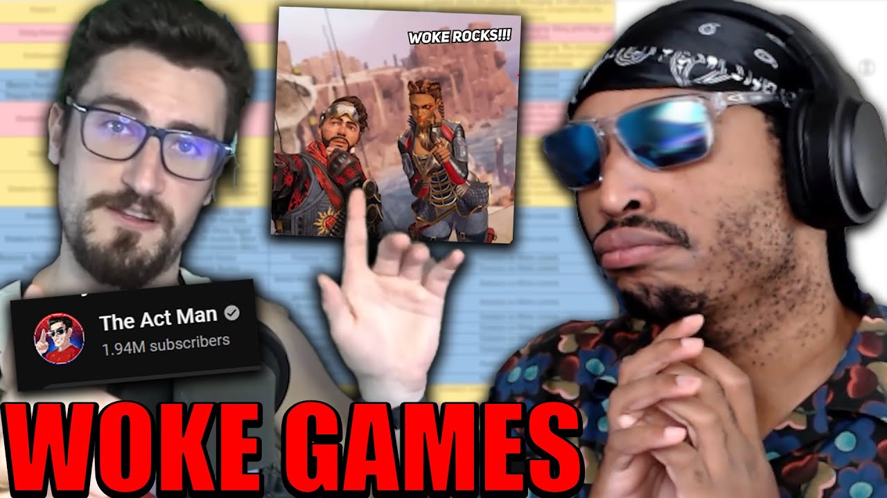 List of 1400 " Woke Games " | Act Man Reaction - YouTube
