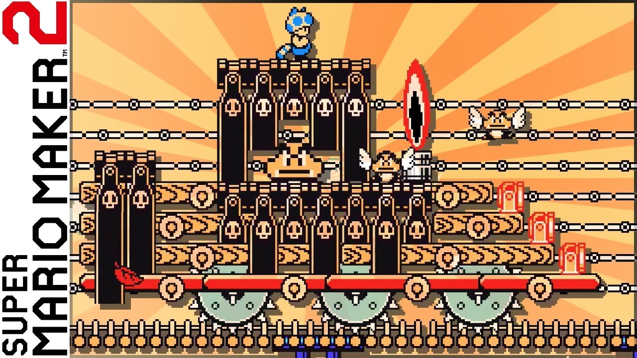 Super Mario Maker 2 AMAZING TRAIN LEVEL + other fun levels! - YouTube